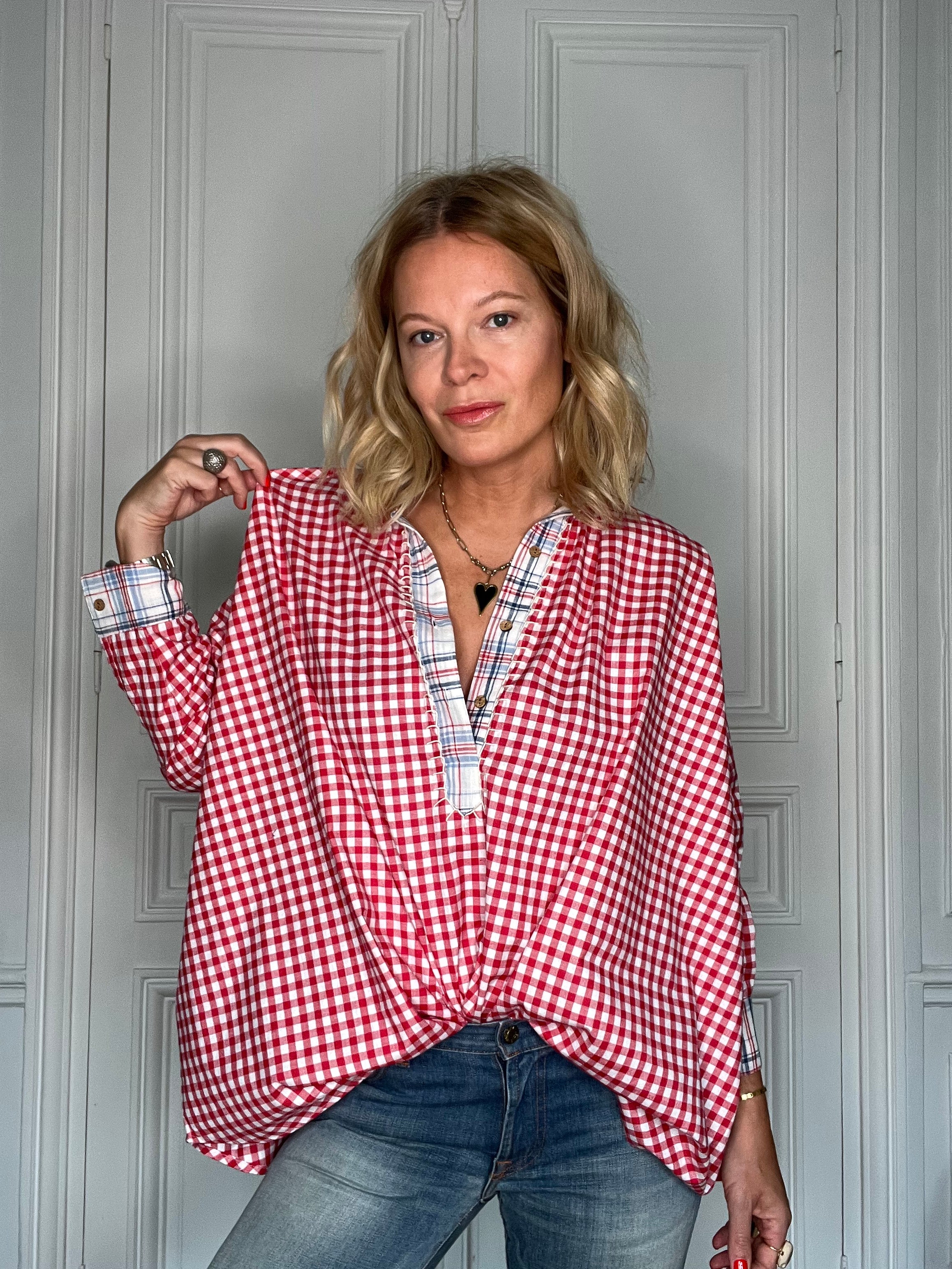 CHEMISE FOLK BRIGITTE – Fish Club Paris