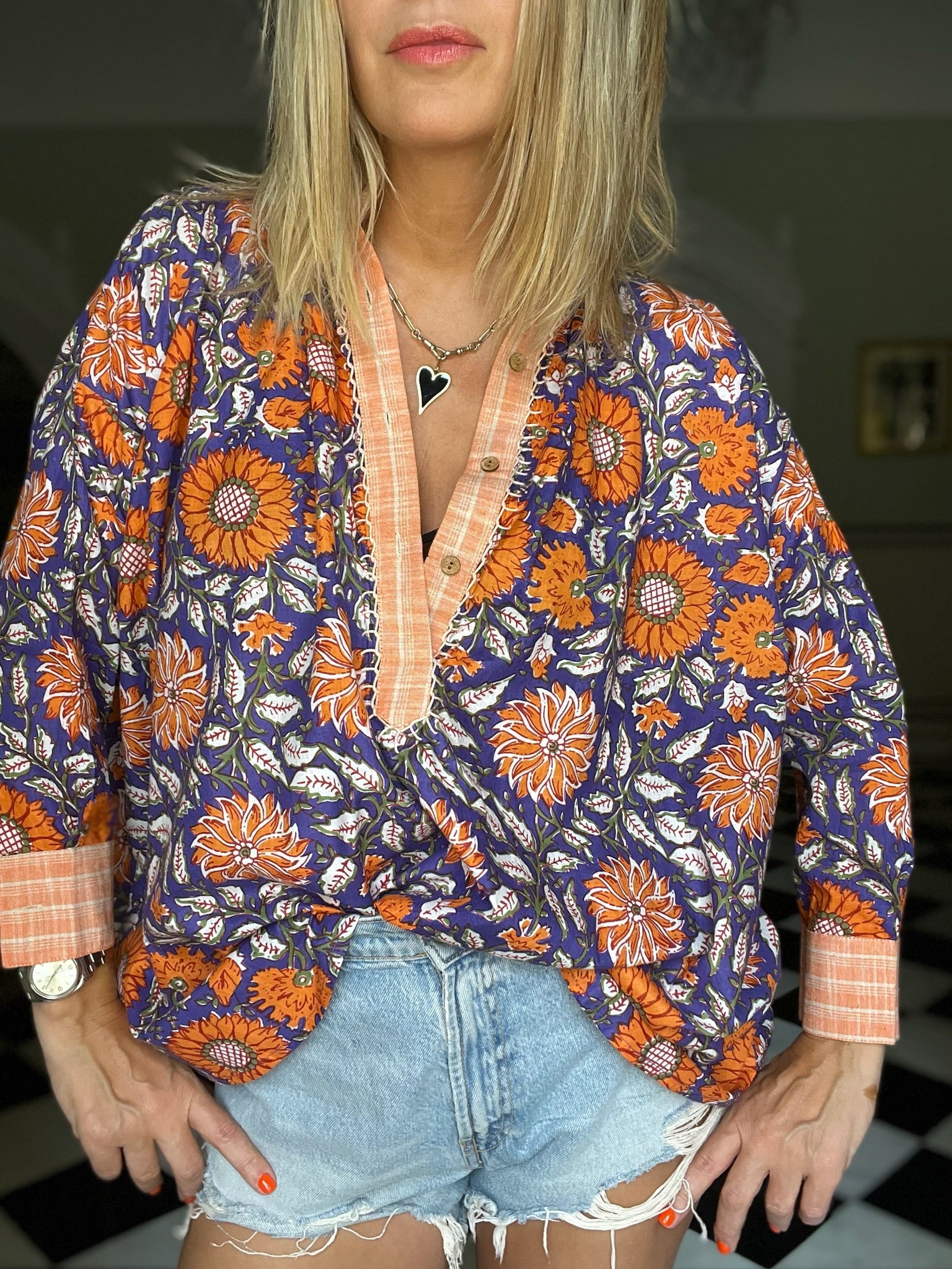 CHEMISE FOLK TAMARA – Fish Club Paris